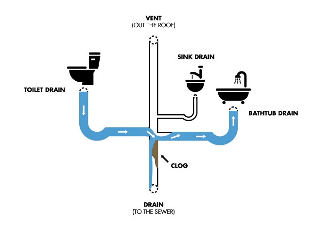 Main Line Drain Cleaning - Blue Water Plumbing Inc. - Main Line Drain ...
